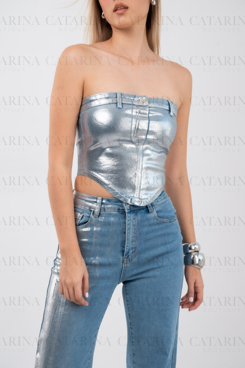 TOP METALICO – Catarina Boutique